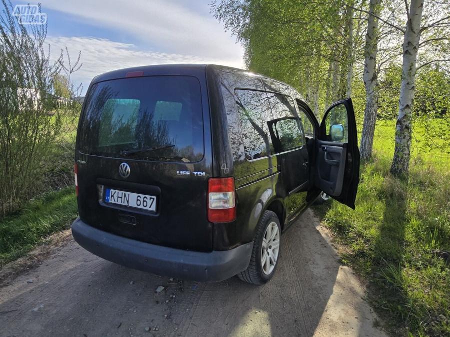 Black Volkswagen Caddy 2004 in Siauliai, with an engine capacity of 1.90 L and mileage of 498 thousand km for 2500 €, photo 11 on AUTOMOTO.COM.LV