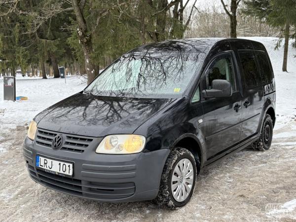 Black Volkswagen Caddy 2005 in Kaunas, with an engine capacity of 1.90 L and mileage of 370 thousand km for 1450 €, photo 1 on AUTOMOTO.COM.LV