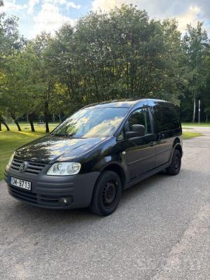 Black Volkswagen Caddy 2006 in Riga, with an engine capacity of 1.90 L and mileage of 251 thousand km for 4100 €, photo  on AUTOMOTO.COM.LV