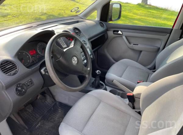 Black Volkswagen Caddy 2006 in Riga, with an engine capacity of 1.90 L and mileage of 440 thousand km for 1750 €, photo 5 on AUTOMOTO.COM.LV