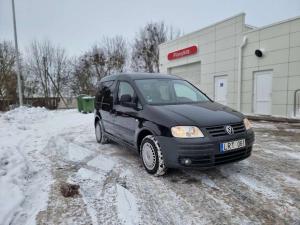 Melns Volkswagen Caddy 2007 Kauņa, ar dzinēja tilpumu 1.97 L un nobraukumu 314 tūkst. km par 3900 €, foto  vietnē AUTOMOTO.COM.LV