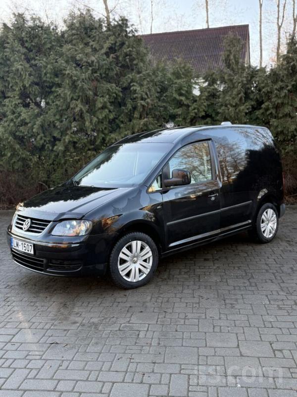Melns Volkswagen Caddy 2007 Tukums, ar dzinēja tilpumu 1.90 L un nobraukumu 397 tūkst. km par 3650 €, foto 2 vietnē AUTOMOTO.COM.LV