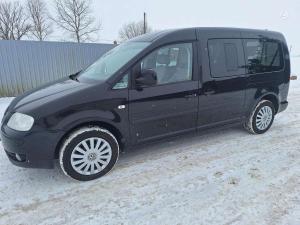 Melns Volkswagen Caddy 2008 Marijampole, ar dzinēja tilpumu 2.00 L un nobraukumu 274 tūkst. km par 5350 €, foto  vietnē AUTOMOTO.COM.LV