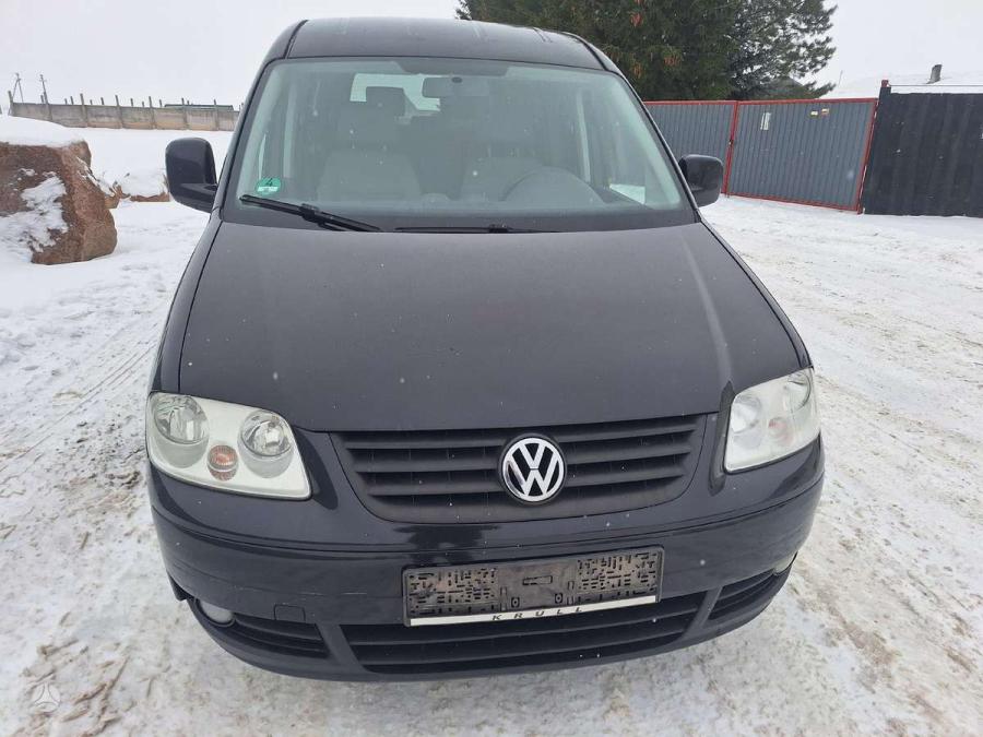 Melns Volkswagen Caddy 2008 Marijampole, ar dzinēja tilpumu 2.00 L un nobraukumu 274 tūkst. km par 5350 €, foto 3 vietnē AUTOMOTO.COM.LV