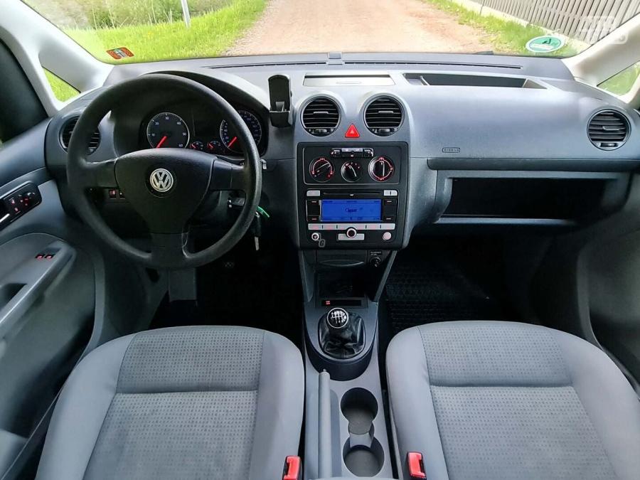 Melns Volkswagen Caddy 2008 Viļņa, ar dzinēja tilpumu 2.00 L un nobraukumu 272 tūkst. km par 5450 €, foto 7 vietnē AUTOMOTO.COM.LV
