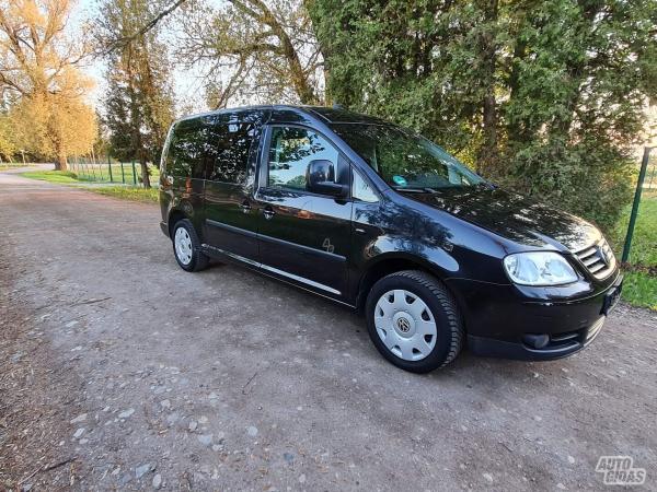 Black Volkswagen Caddy 2008 in Vilnius, with an engine capacity of 2.00 L and mileage of 272 thousand km for 5450 €, photo 9 on AUTOMOTO.COM.LV