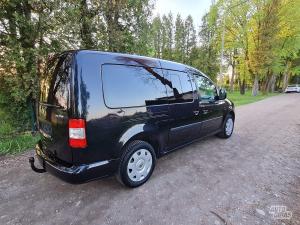 Black Volkswagen Caddy 2008 in Vilnius, with an engine capacity of 2.00 L and mileage of 272 thousand km for 5450 €, photo 4 on AUTOMOTO.COM.LV