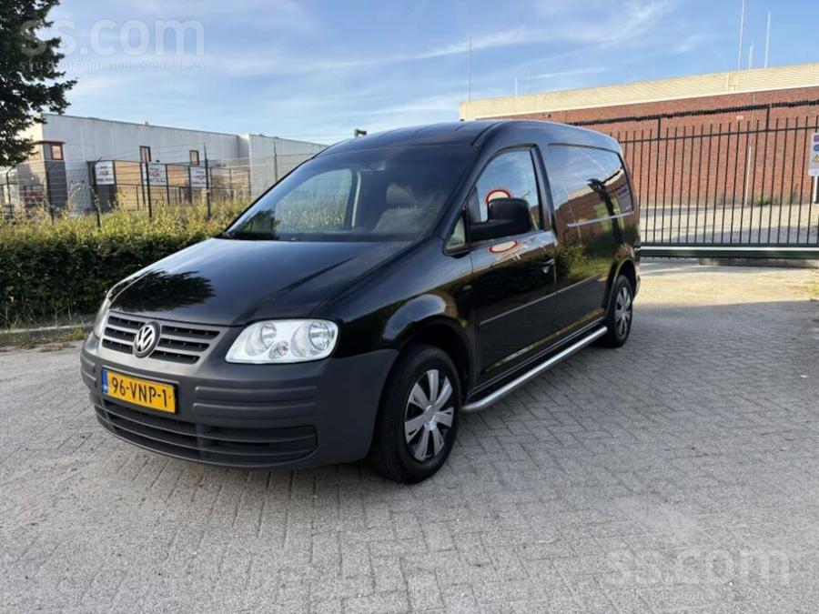 Black Volkswagen Caddy 2008 in Ogre, with an engine capacity of 1.90 L and mileage of 244 thousand km for 4950 €, photo 1 on AUTOMOTO.COM.LV