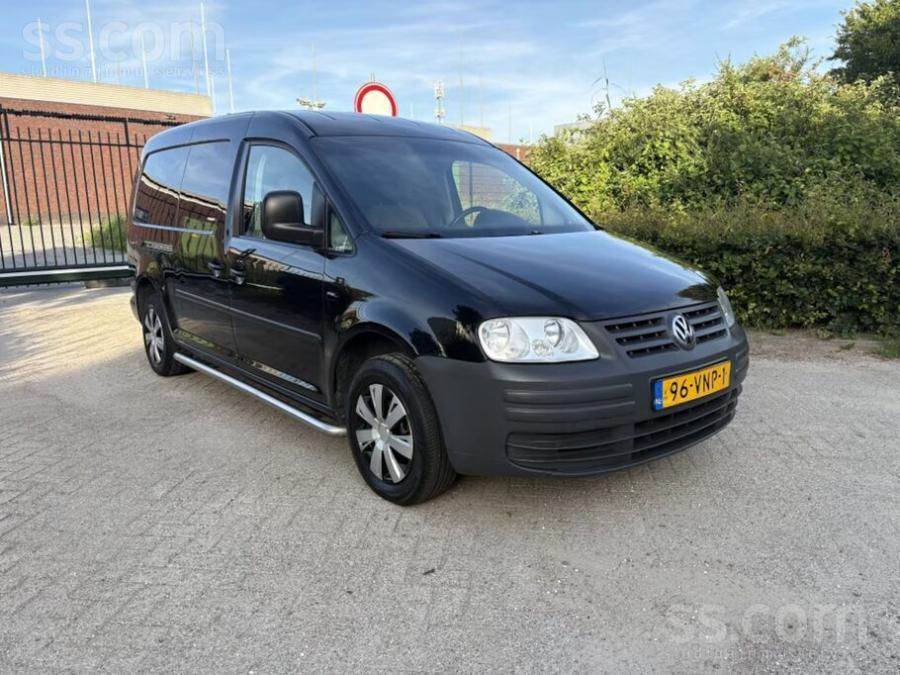 Black Volkswagen Caddy 2008 in Ogre, with an engine capacity of 1.90 L and mileage of 244 thousand km for 4950 €, photo 5 on AUTOMOTO.COM.LV