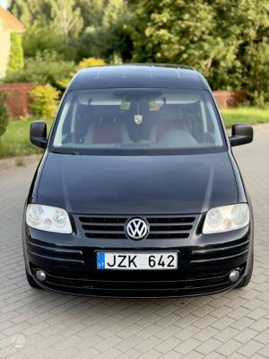 Black Volkswagen Caddy 2008 in Vilnius, with an engine capacity of 1.90 L and mileage of 295 thousand km for 3500 €, photo 4 on AUTOMOTO.COM.LV