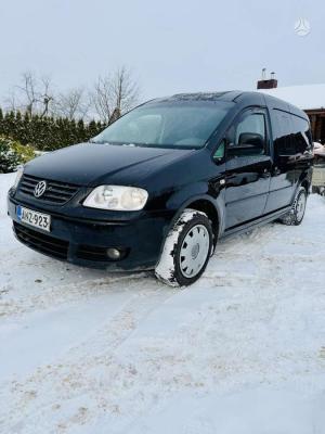 Black Volkswagen Caddy 2009 in Kaunas, with an engine capacity of 1.90 L and mileage of 300 thousand km for 5450 €, photo 2 on AUTOMOTO.COM.LV