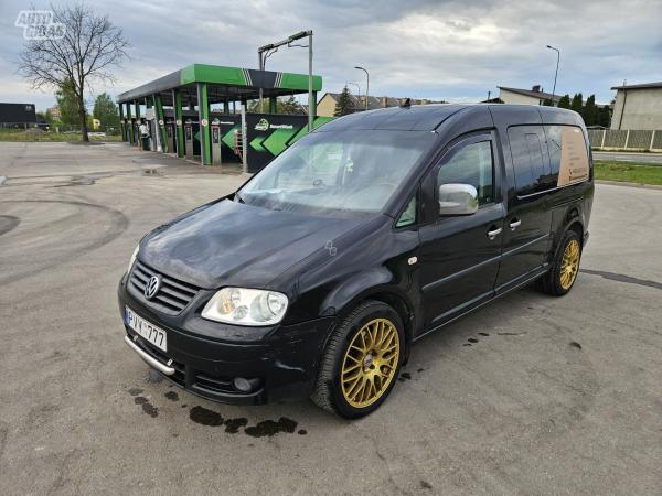 Black Volkswagen Caddy 2009 in Kaunas, with an engine capacity of 1.90 L and mileage of 305 thousand km for 5500 €, photo 3 on AUTOMOTO.COM.LV