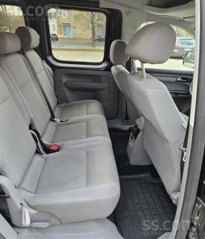 Black Volkswagen Caddy 2009 in Riga, with an engine capacity of 1.90 L and mileage of 260 thousand km for 5000 €, photo 4 on AUTOMOTO.COM.LV