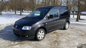 Black Volkswagen Caddy 2010 in Vilkaviskis, with an engine capacity of 1.90 L and mileage of 274 thousand km for 5350 €, photo  on AUTOMOTO.COM.LV