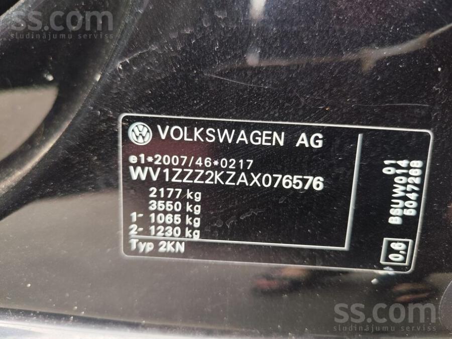 Melns Volkswagen Caddy 2010 Ogre, ar dzinēja tilpumu 1.90 L un nobraukumu 0 tūkst. km par 3750 €, foto 4 vietnē AUTOMOTO.COM.LV