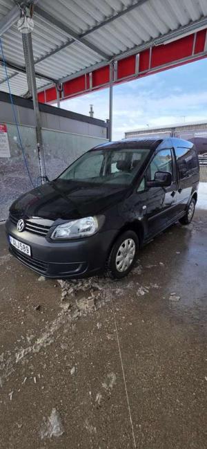 Black Volkswagen Caddy 2011 in Klaipeda, with an engine capacity of 1.60 L and mileage of 244 thousand km for 6250 €, photo 4 on AUTOMOTO.COM.LV