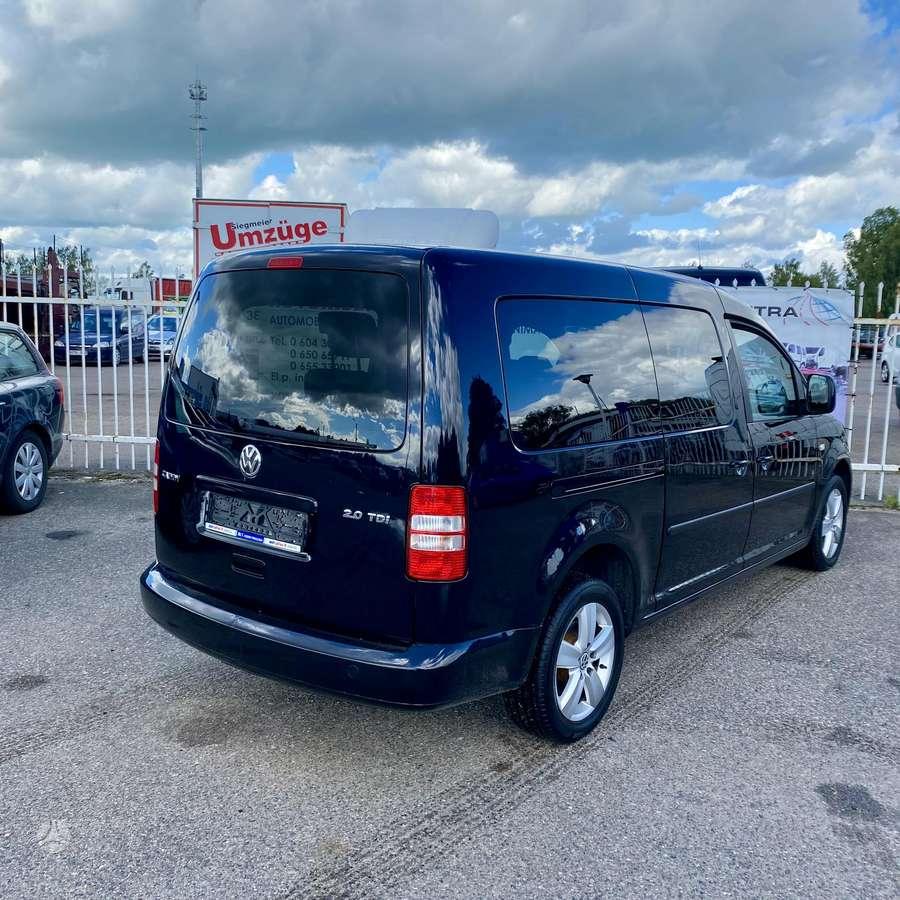Black Volkswagen Caddy 2011 in Marijampole, with an engine capacity of 1.97 L and mileage of 325 thousand km for 6900 €, photo 3 on AUTOMOTO.COM.LV