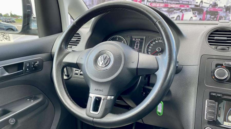 Black Volkswagen Caddy 2011 in Marijampole, with an engine capacity of 1.97 L and mileage of 325 thousand km for 6900 €, photo 21 on AUTOMOTO.COM.LV