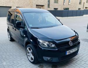 Black Volkswagen Caddy 2011 in Vilnius, with an engine capacity of 1.60 L and mileage of 341 thousand km for 6000 €, photo  on AUTOMOTO.COM.LV