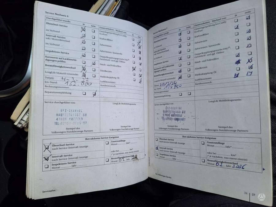 Черный Фольксваген Кадди 2011 в Юрбаркас, объемом двигателя 1.60 л и пробегом 182 тыс. км за 6350 €, фото 27 на AUTOMOTO.COM.LV
