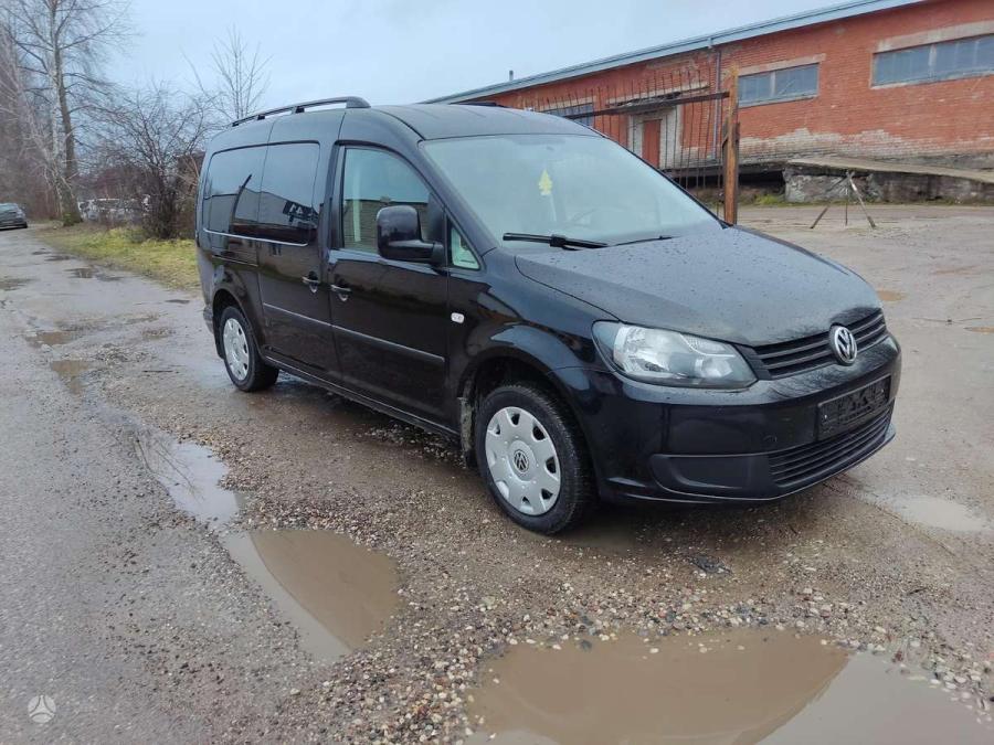 Melns Volkswagen Caddy 2012 Ukmergė, ar dzinēja tilpumu 1.60 L un nobraukumu 250 tūkst. km par 6900 €, foto 1 vietnē AUTOMOTO.COM.LV