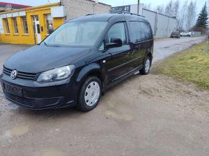 Black Volkswagen Caddy 2012 in Ukmerge, with an engine capacity of 1.60 L and mileage of 250 thousand km for 6500 €, photo  on AUTOMOTO.COM.LV