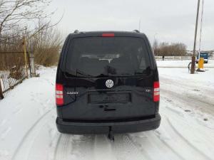 Black Volkswagen Caddy 2012 in Ukmerge, with an engine capacity of 1.60 L and mileage of 250 thousand km for 6700 €, photo 6 on AUTOMOTO.COM.LV