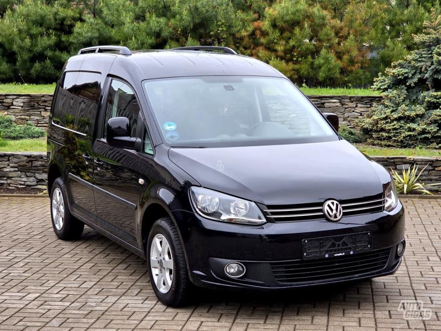 Black Volkswagen Caddy 2012 in Vilnius, with an engine capacity of 1.60 L and mileage of 248 thousand km for 6650 €, photo 1 on AUTOMOTO.COM.LV