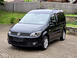 Black Volkswagen Caddy 2012 in Vilnius, with an engine capacity of 1.60 L and mileage of 248 thousand km for 6650 €, photo 4 on AUTOMOTO.COM.LV