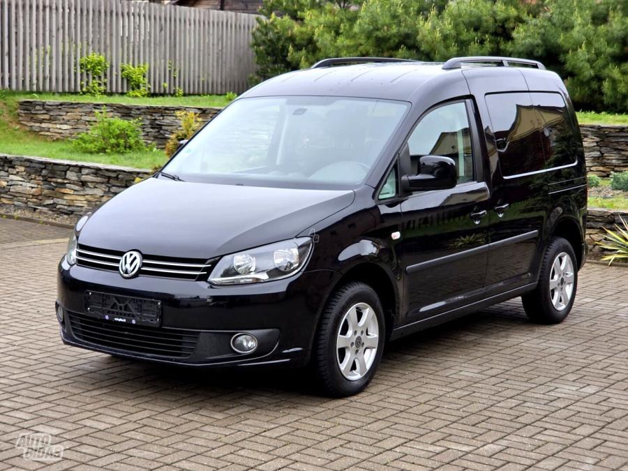 Black Volkswagen Caddy 2012 in Vilnius, with an engine capacity of 1.60 L and mileage of 248 thousand km for 6650 €, photo 14 on AUTOMOTO.COM.LV