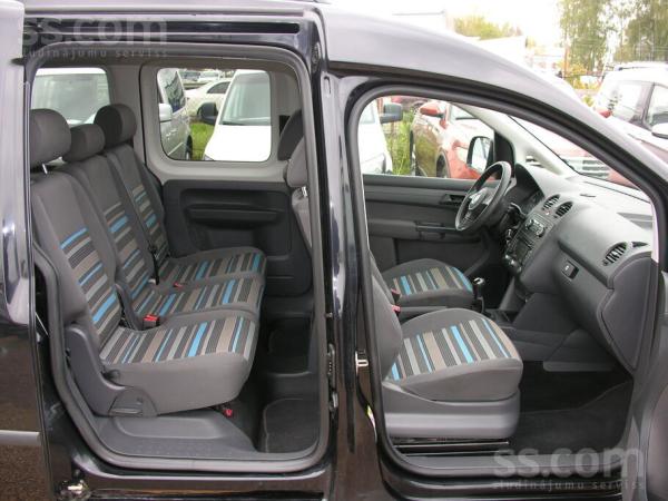 Melns Volkswagen Caddy 2012 Rīga, ar dzinēja tilpumu 1.60 L un nobraukumu 267 tūkst. km par 7300 €, foto 7 vietnē AUTOMOTO.COM.LV