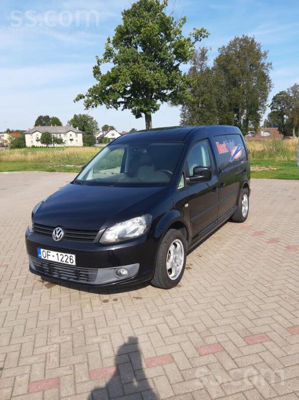 Black Volkswagen Caddy 2012 in Valmiera, with an engine capacity of 2.00 L and mileage of 329 thousand km for 6990 €, photo 1 on AUTOMOTO.COM.LV