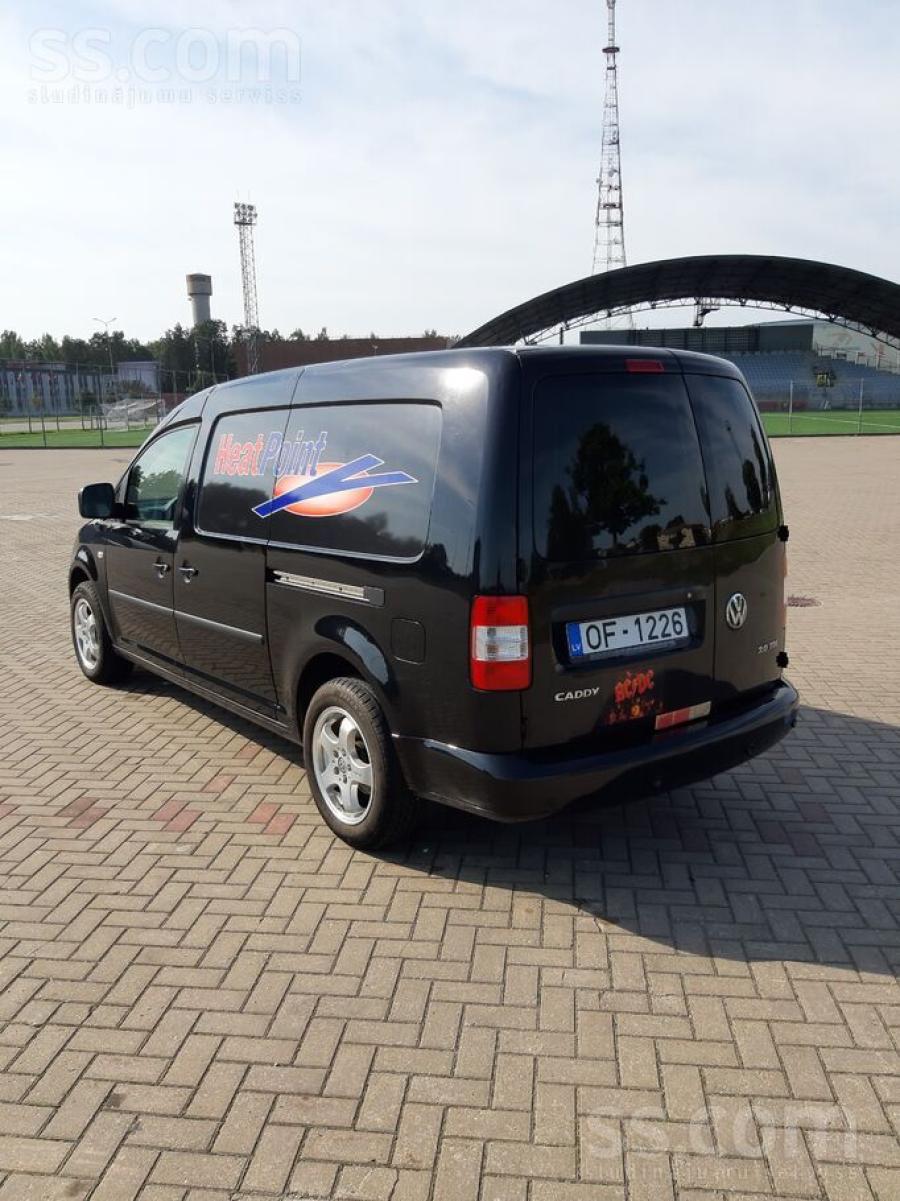Melns Volkswagen Caddy 2012 Valmiera, ar dzinēja tilpumu 2.00 L un nobraukumu 329 tūkst. km par 6990 €, foto 4 vietnē AUTOMOTO.COM.LV