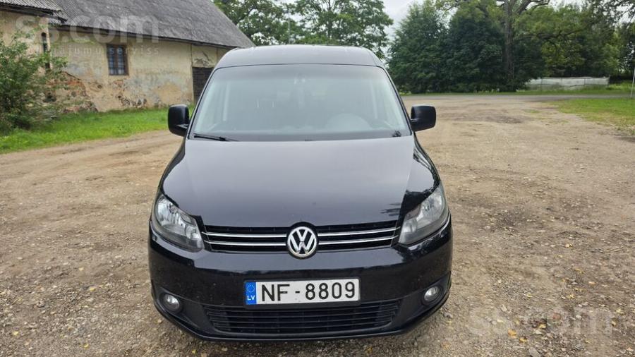 Melns Volkswagen Caddy 2012 Valmiera, ar dzinēja tilpumu 1.60 L un nobraukumu 428 tūkst. km par 3950 €, foto 1 vietnē AUTOMOTO.COM.LV