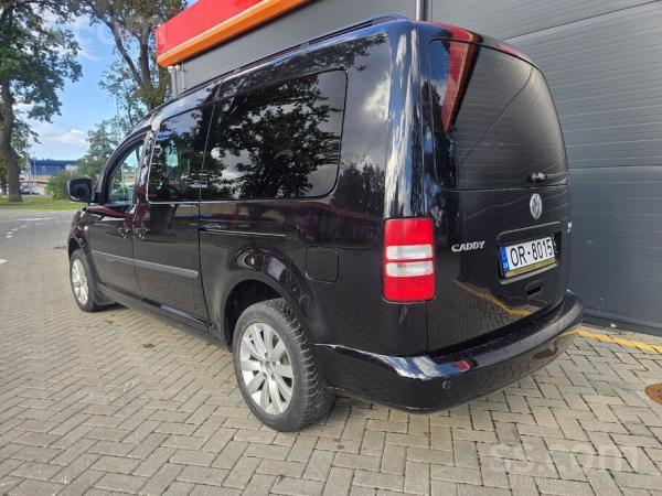 Black Volkswagen Caddy 2012 in Riga, with an engine capacity of 2.00 L and mileage of 0 thousand km for 5900 €, photo 4 on AUTOMOTO.COM.LV