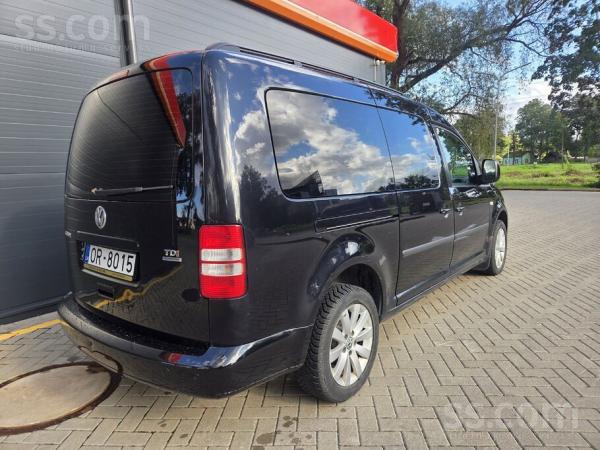 Black Volkswagen Caddy 2012 in Riga, with an engine capacity of 2.00 L and mileage of 0 thousand km for 5900 €, photo 5 on AUTOMOTO.COM.LV