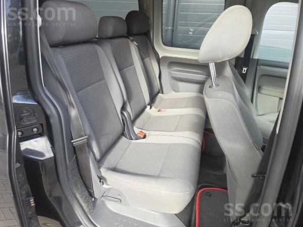 Black Volkswagen Caddy 2012 in Riga, with an engine capacity of 2.00 L and mileage of 0 thousand km for 5900 €, photo 7 on AUTOMOTO.COM.LV