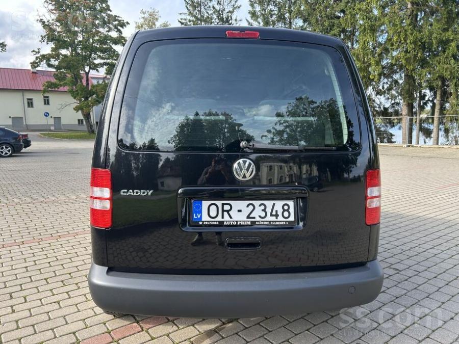 Black Volkswagen Caddy 2012 in Aluksne, with an engine capacity of 1.20 L and mileage of 0 thousand km for 6350 €, photo 9 on AUTOMOTO.COM.LV