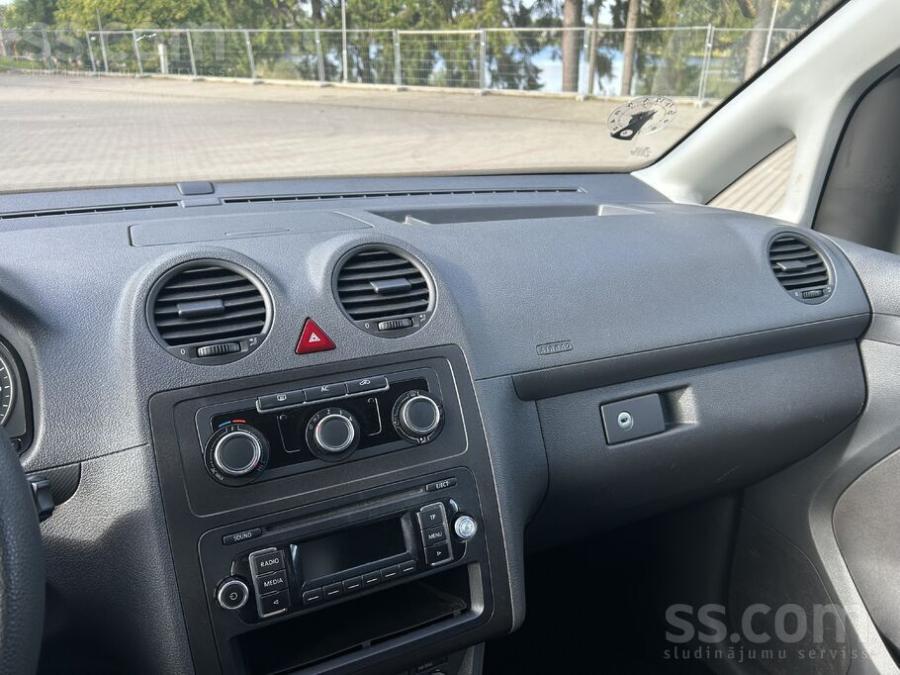 Black Volkswagen Caddy 2012 in Aluksne, with an engine capacity of 1.20 L and mileage of 0 thousand km for 6350 €, photo 18 on AUTOMOTO.COM.LV