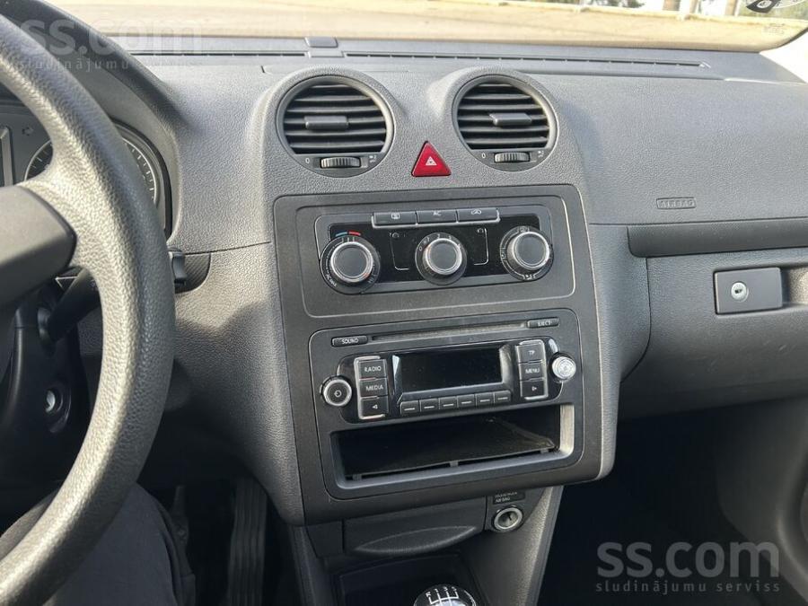 Black Volkswagen Caddy 2012 in Aluksne, with an engine capacity of 1.20 L and mileage of 0 thousand km for 6350 €, photo 19 on AUTOMOTO.COM.LV