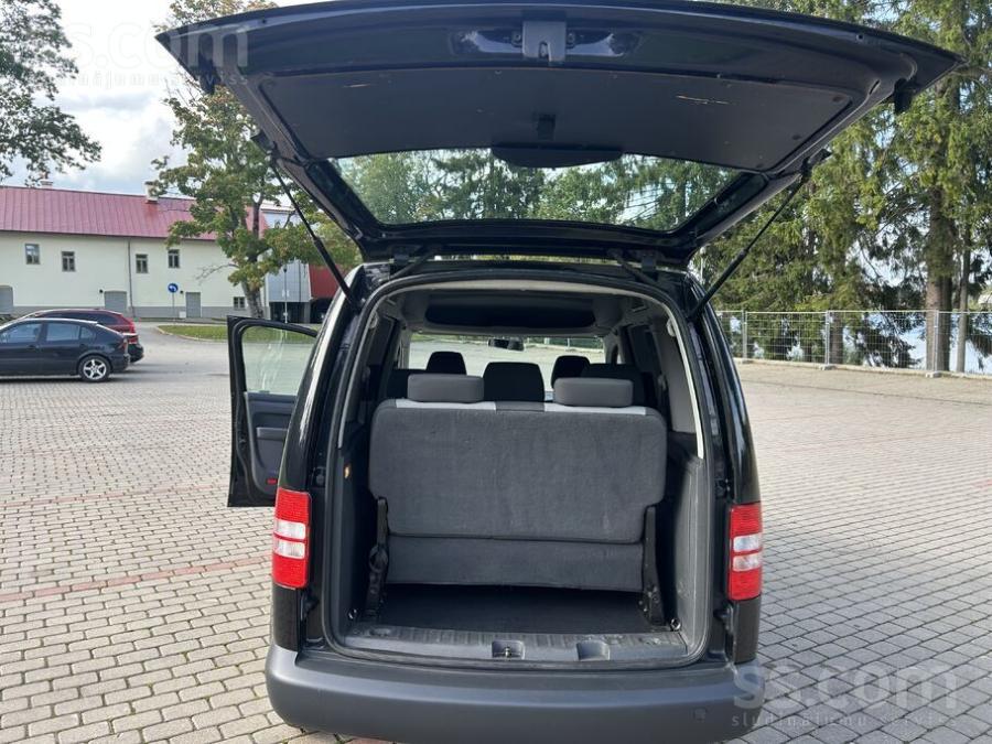 Black Volkswagen Caddy 2012 in Aluksne, with an engine capacity of 1.20 L and mileage of 0 thousand km for 6350 €, photo 28 on AUTOMOTO.COM.LV