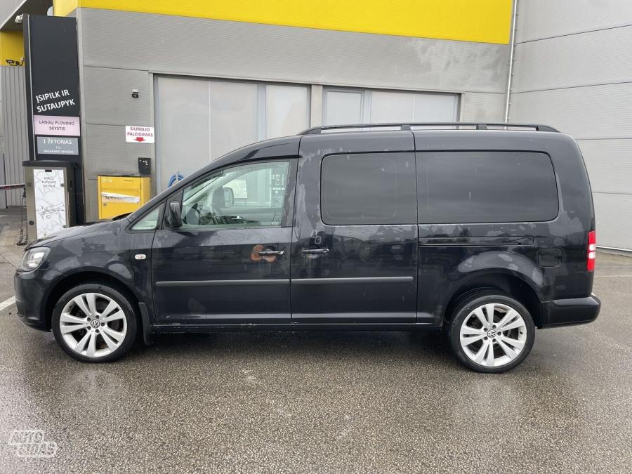 Melns Volkswagen Caddy 2013 Šauļi, ar dzinēja tilpumu 2.00 L un nobraukumu 319 tūkst. km par 4399 €, foto 3 vietnē AUTOMOTO.COM.LV
