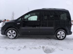 Black Volkswagen Caddy 2015 in Vilnius, with an engine capacity of 2.00 L and mileage of 149 thousand km for 10600 €, photo 10 on AUTOMOTO.COM.LV