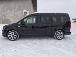 Black Volkswagen Caddy 2015 in Kedainiai, with an engine capacity of 1.97 L and mileage of 257 thousand km for 11000 €, photo 4 on AUTOMOTO.COM.LV