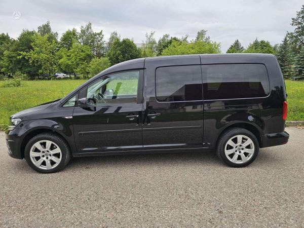 Black Volkswagen Caddy 2015 in Kedainiai, with an engine capacity of 1.97 L and mileage of 257 thousand km for 11800 €, photo 8 on AUTOMOTO.COM.LV