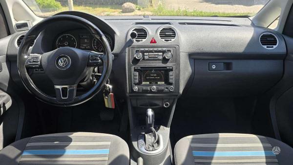 Black Volkswagen Caddy 2015 in Vilnius, with an engine capacity of 1.60 L and mileage of 211 thousand km for 8500 €, photo 8 on AUTOMOTO.COM.LV
