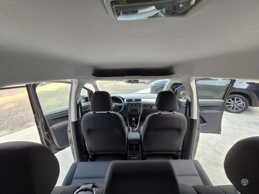 Black Volkswagen Caddy 2015 in Utena, with an engine capacity of 1.20 L and mileage of 166 thousand km for 6990 €, photo 16 on AUTOMOTO.COM.LV