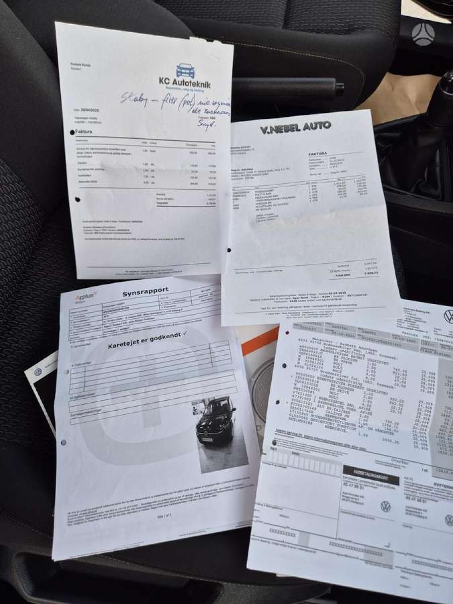 Black Volkswagen Caddy 2015 in Utena, with an engine capacity of 1.20 L and mileage of 166 thousand km for 6990 €, photo 29 on AUTOMOTO.COM.LV