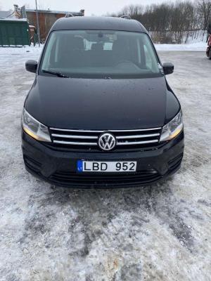 Melns Volkswagen Caddy 2016 Klaipėda, ar dzinēja tilpumu 1.97 L un nobraukumu 248 tūkst. km par 6500 €, foto  vietnē AUTOMOTO.COM.LV