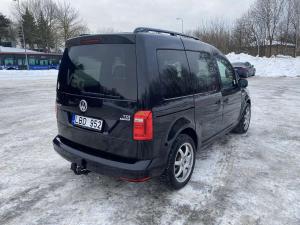 Black Volkswagen Caddy 2016 in Klaipeda, with an engine capacity of 1.97 L and mileage of 248 thousand km for 6500 €, photo 5 on AUTOMOTO.COM.LV